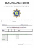 Download SAPS Application Forms - FormFactory